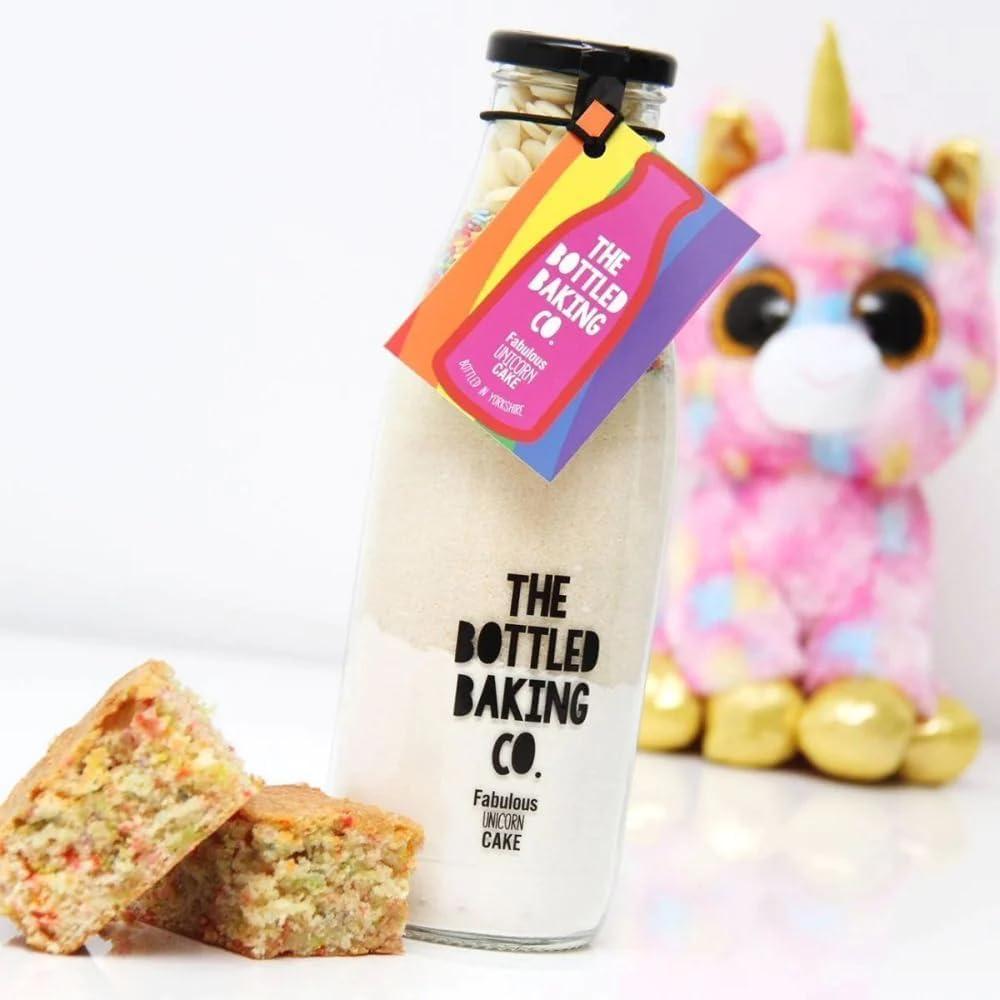 Bottled Baking Co Unicorn Cake Mix - Easy Premade Cake Mix with ...