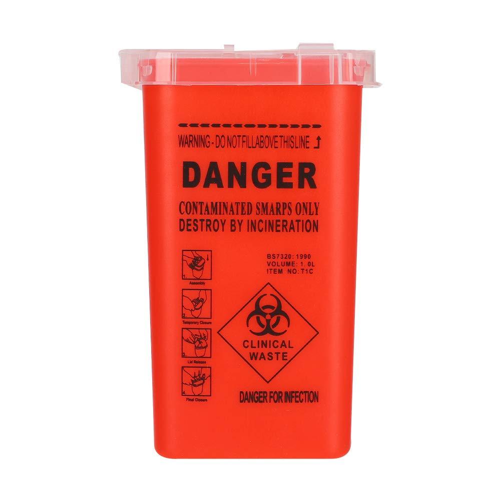 Small Sharps Container for Home and Travel Use - Durable Disposable ...