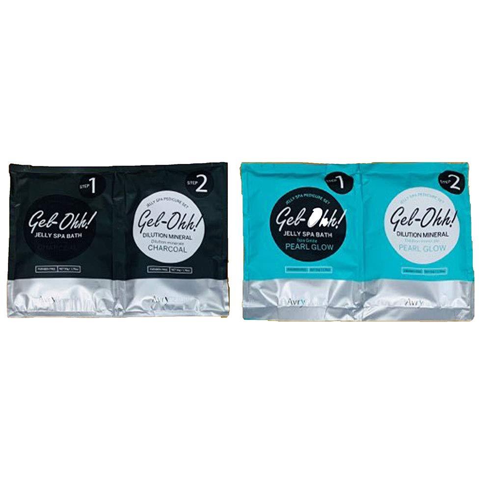 Avry Beauty Jelly Spa Pedicure Set Gel-Ohh Combo - Charcoal & Pearl ...