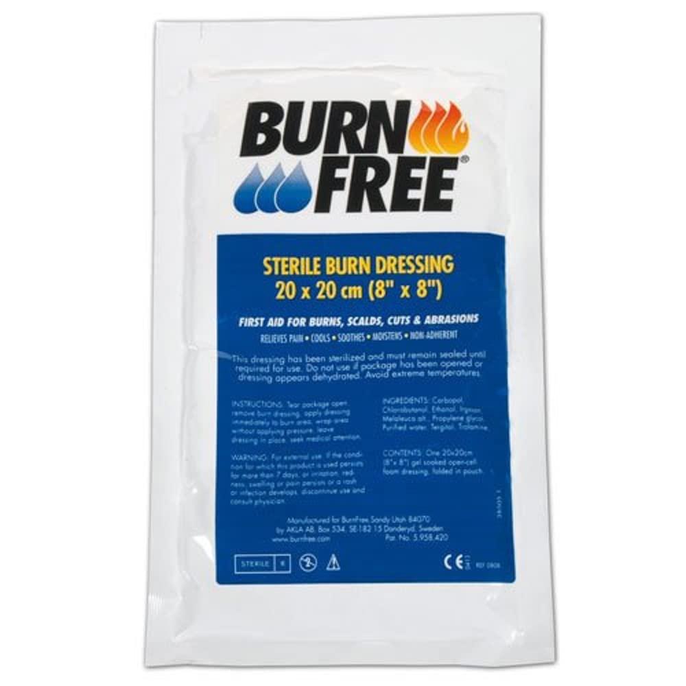 Buy Burnfree Sterile Burn & Wound Compresses 0808 - Fast Healing ...