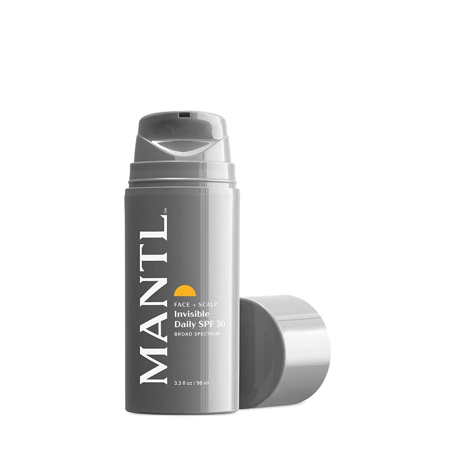MANTL Invisible Daily SPF 30 Broad Spectrum Face Sunscreen - Clear ...
