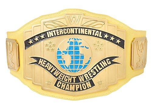 WWE Authentic Wear Yellow Intercontinental Championship Replica Title ...