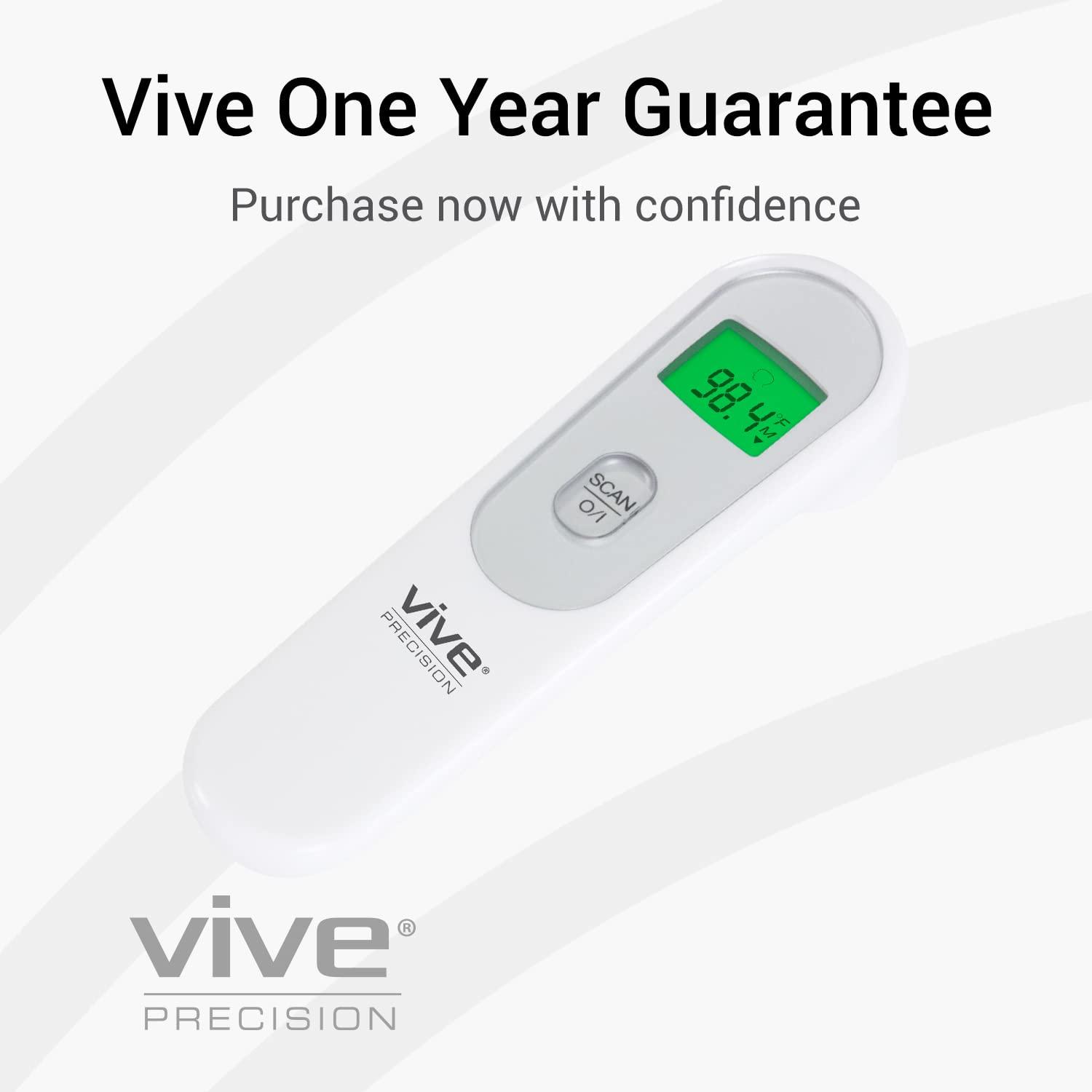 Vive Forehead Thermometer - Touchless Infrared Temporal No Touch ...