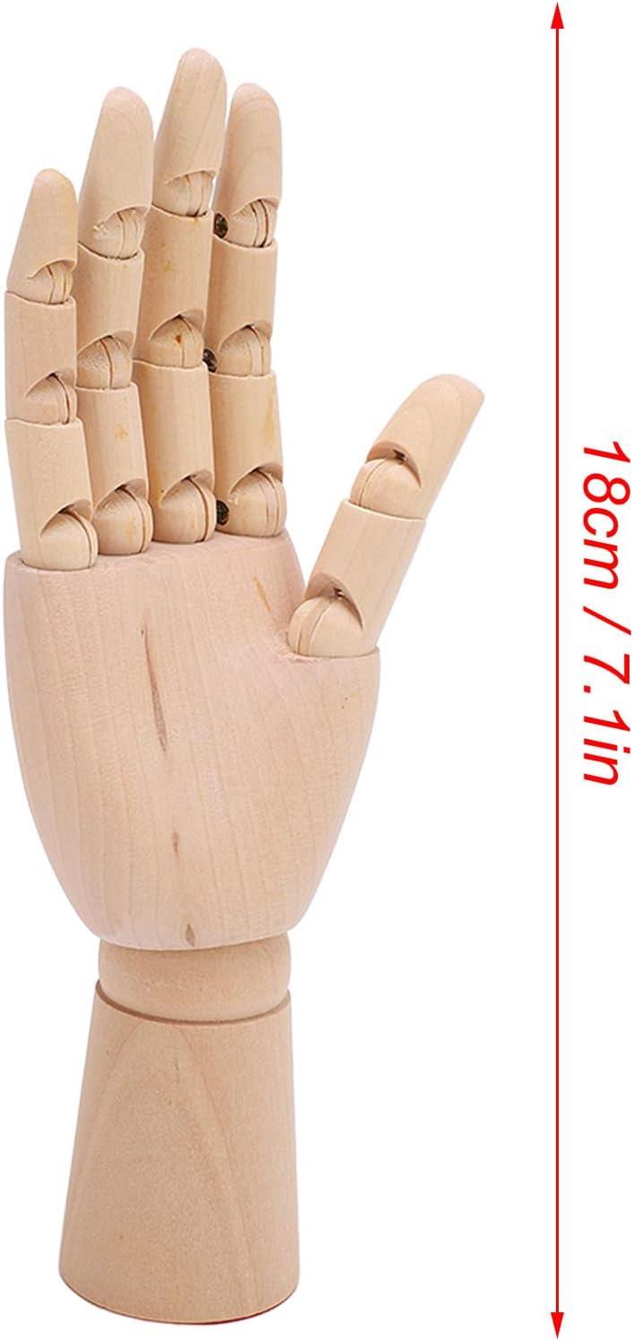 Pssopp Wooden Hand Model Drawing Mannequin Hand for Sketching Drawing ...