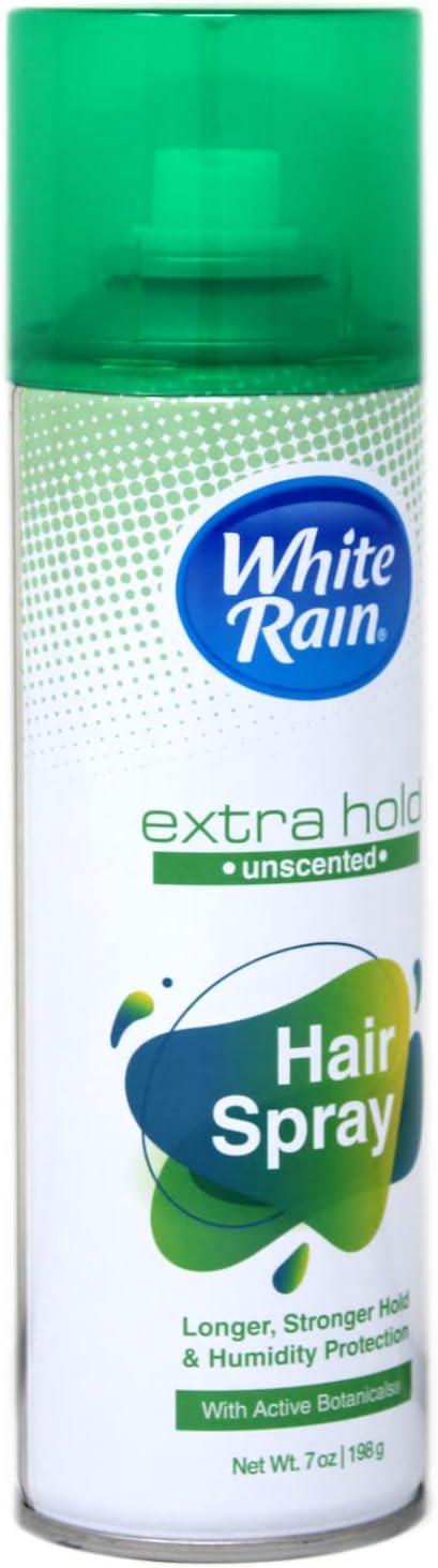 White Rain Aerosol Hairspray Unscented Extra Hold 7 oz (Pack of 4 ...