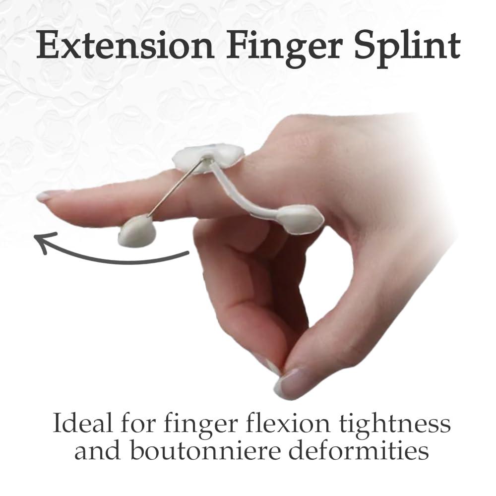 LMB Spring Finger Extension Splint - PIP Joint Support & MP Joint ...