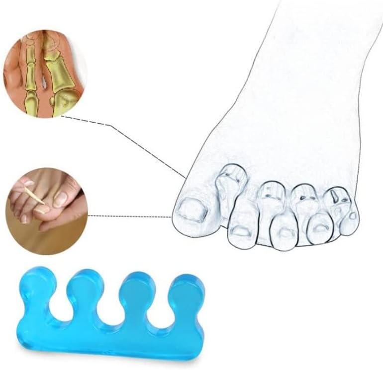 Soft Silicone Toe Splitters - 2 Flexible Toe Separators for Pedicure ...