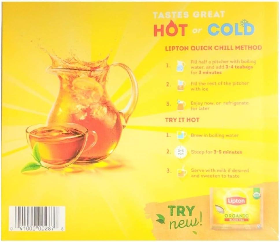 Lipton Regular Tea Bags 100 count each (pack of 2)