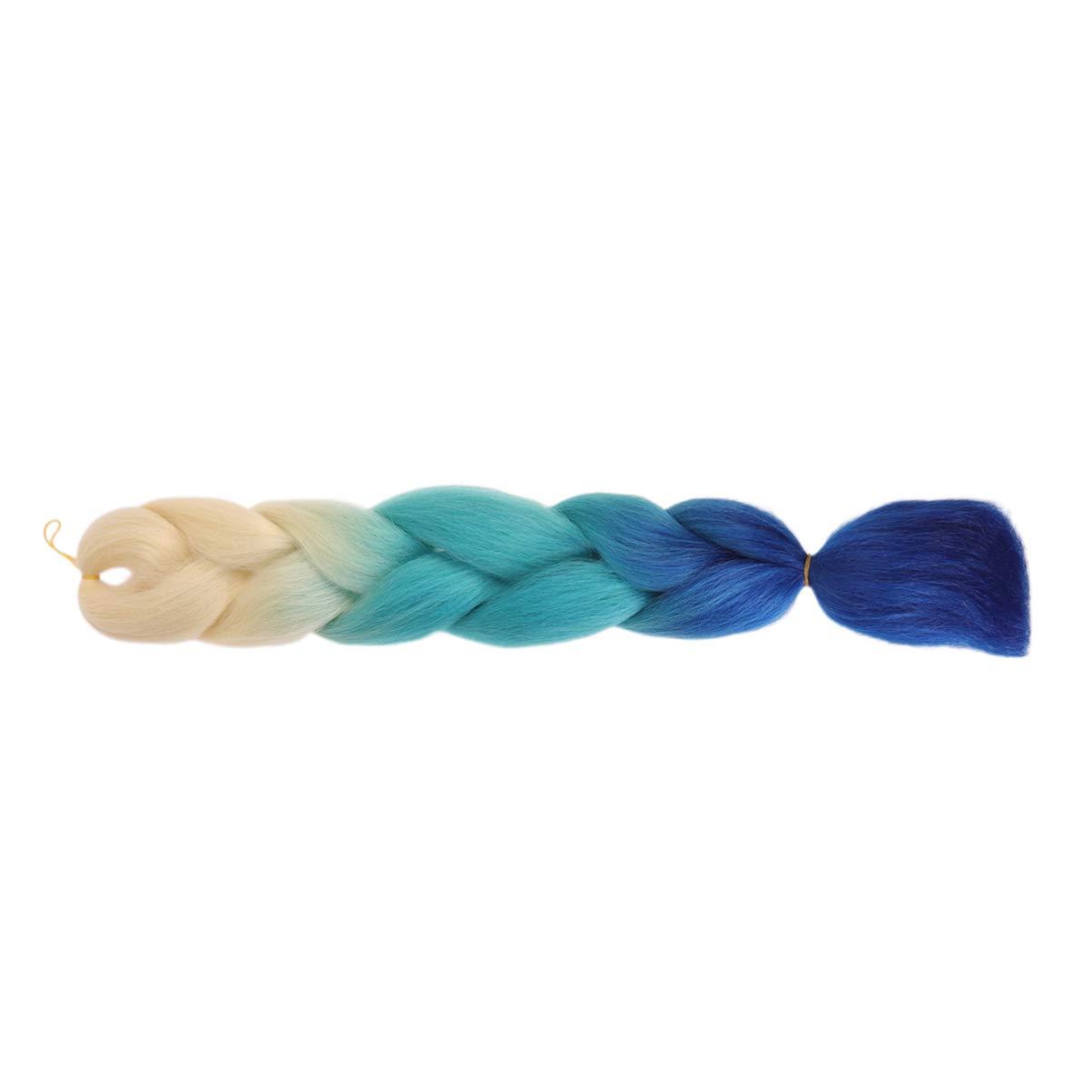 Minkissy Long Jumbo Braids - High-Temperature Color Gradient Synthetic ...