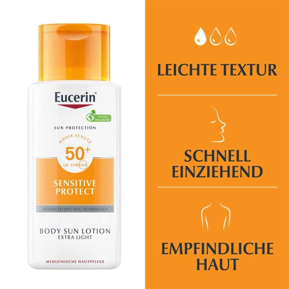 EUCERIN Sun Lotion Extra Light SPF 50 - 150ml Pack | Best Sunscreen for ...
