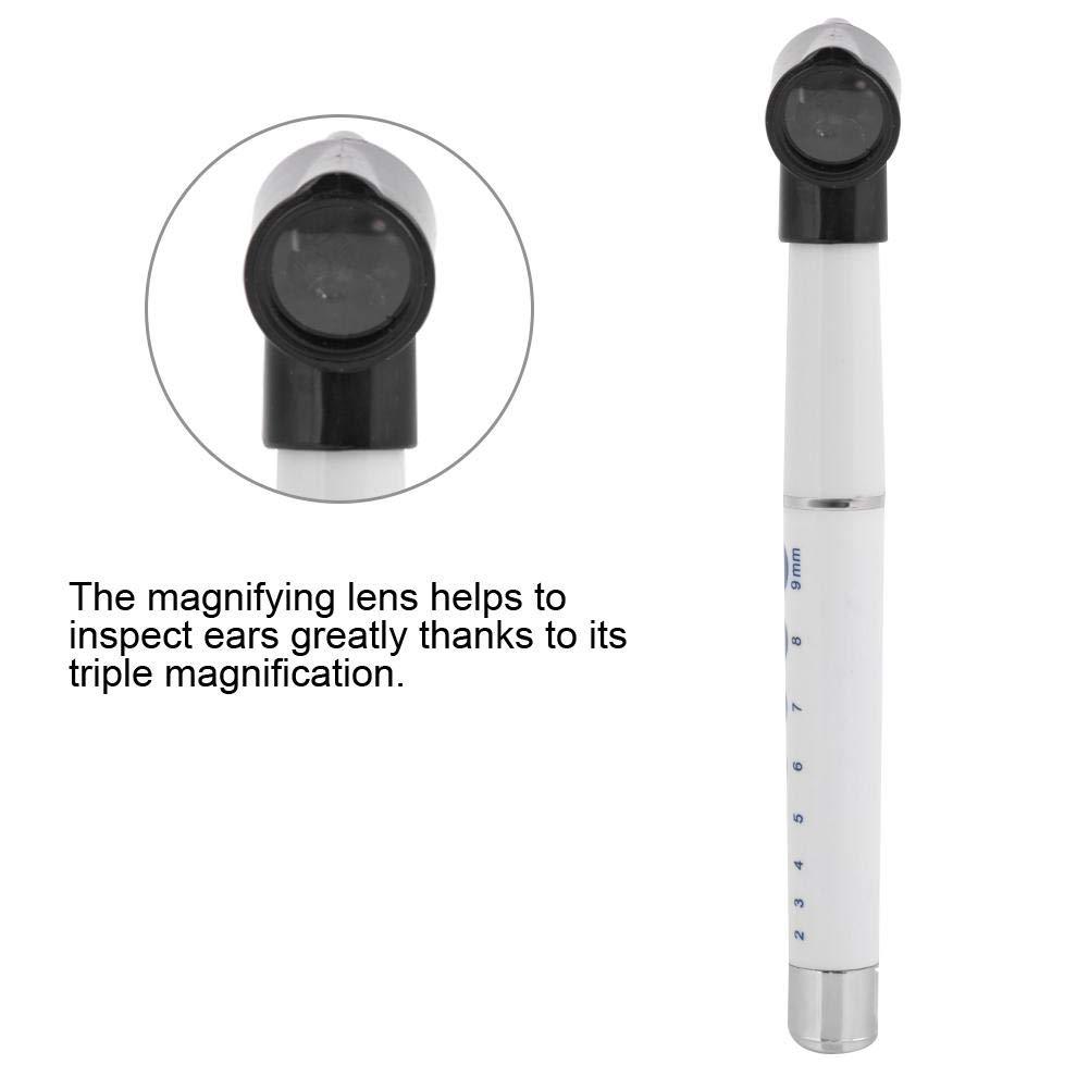 Otoscope Ear Care Tool with Magnifying Lens and LED Light for Ear Wax ...