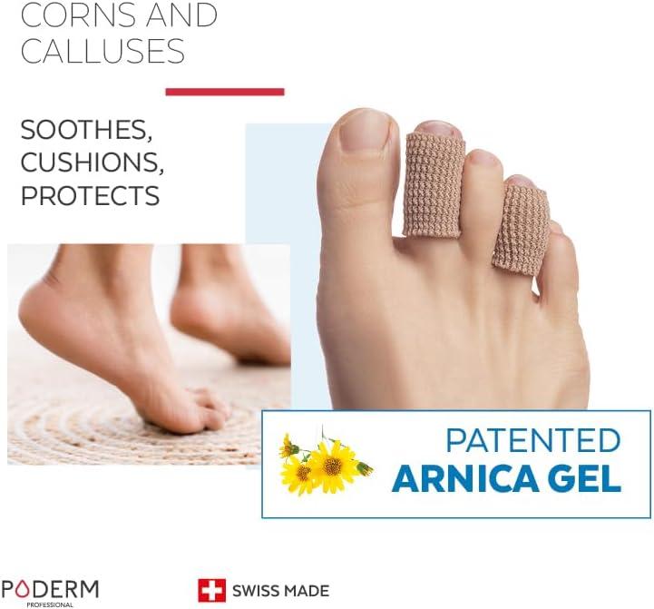 PODERM Toe/Corns Protection Tubes with Patented Arnica Gel for ...