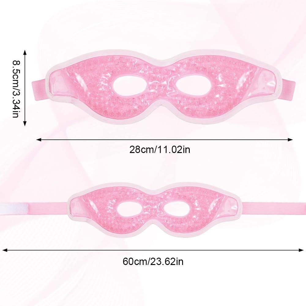Buy 2-Piece Reusable Cooling Eye Mask Set | Gel Eye Masks for Tired ...