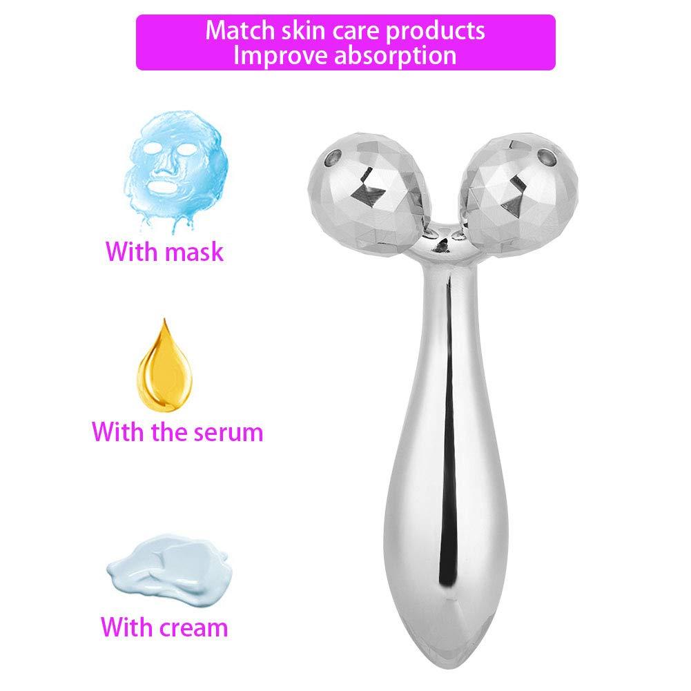 3D Face Massage Device & Slimming Roller - Double Chin Eliminator for a ...