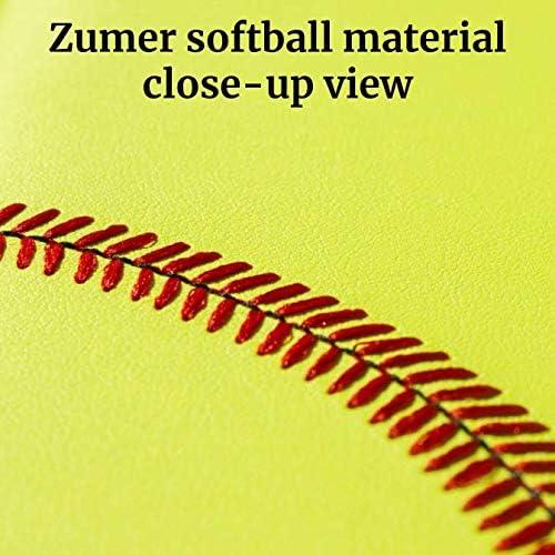 Zumer Sport Softball Leather Notepad Portfolio - Made with actual ...