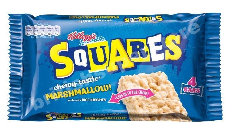 Kellogg's Rice Krispies Squares Chewy Marshmallow | Buy 4x28g ...