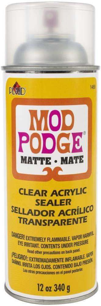 Matte Mod Podge Spray Acrylic Sealer Clear Coating Matte Paint Sealer ...