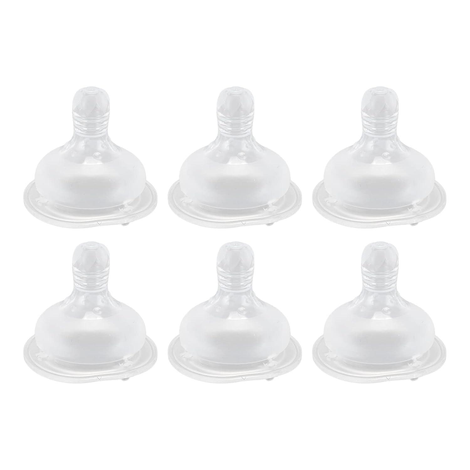 Buy Baby Pacifiers - Integrated Silicone Replacement 6 Pack for ...