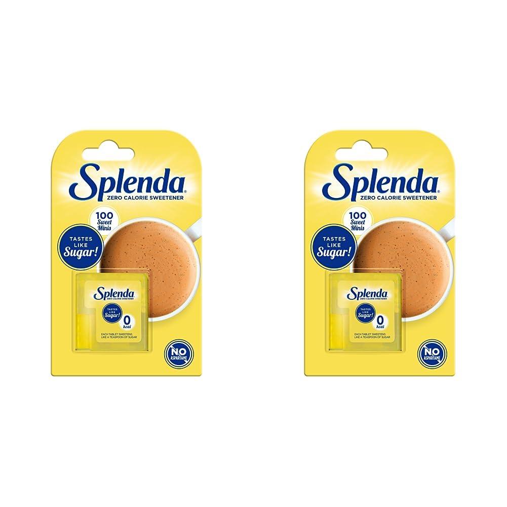 Splenda 100 Sweet Minis Sweetener 21 g (Pack of 2) 100 Count (Pack of 2 ...