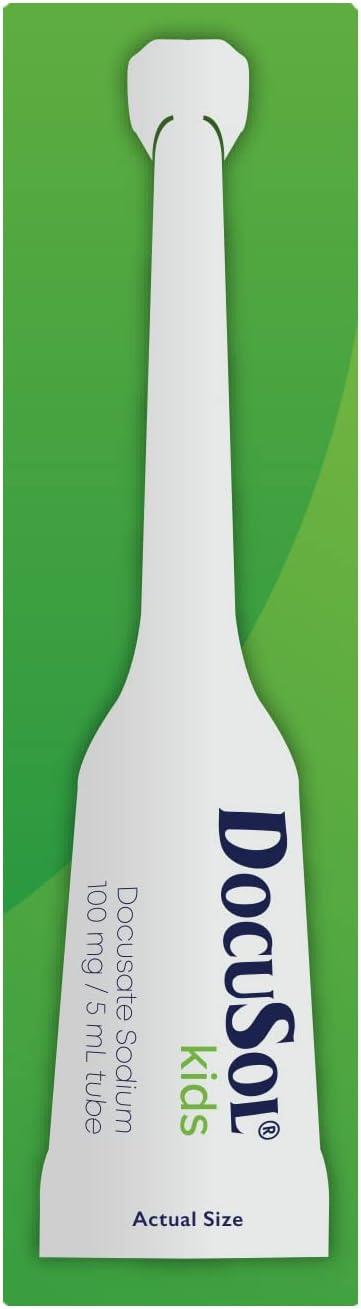 Docusol Kid's Mini Enema Docusate Sodium 100mg Constipation Relief 5 ...