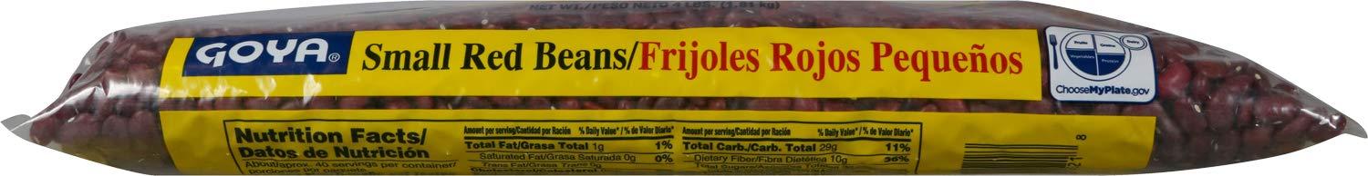 Goya Small Red Beans 4 lb - Authentic Latin Flavor | Pack of 1 | Buy ...