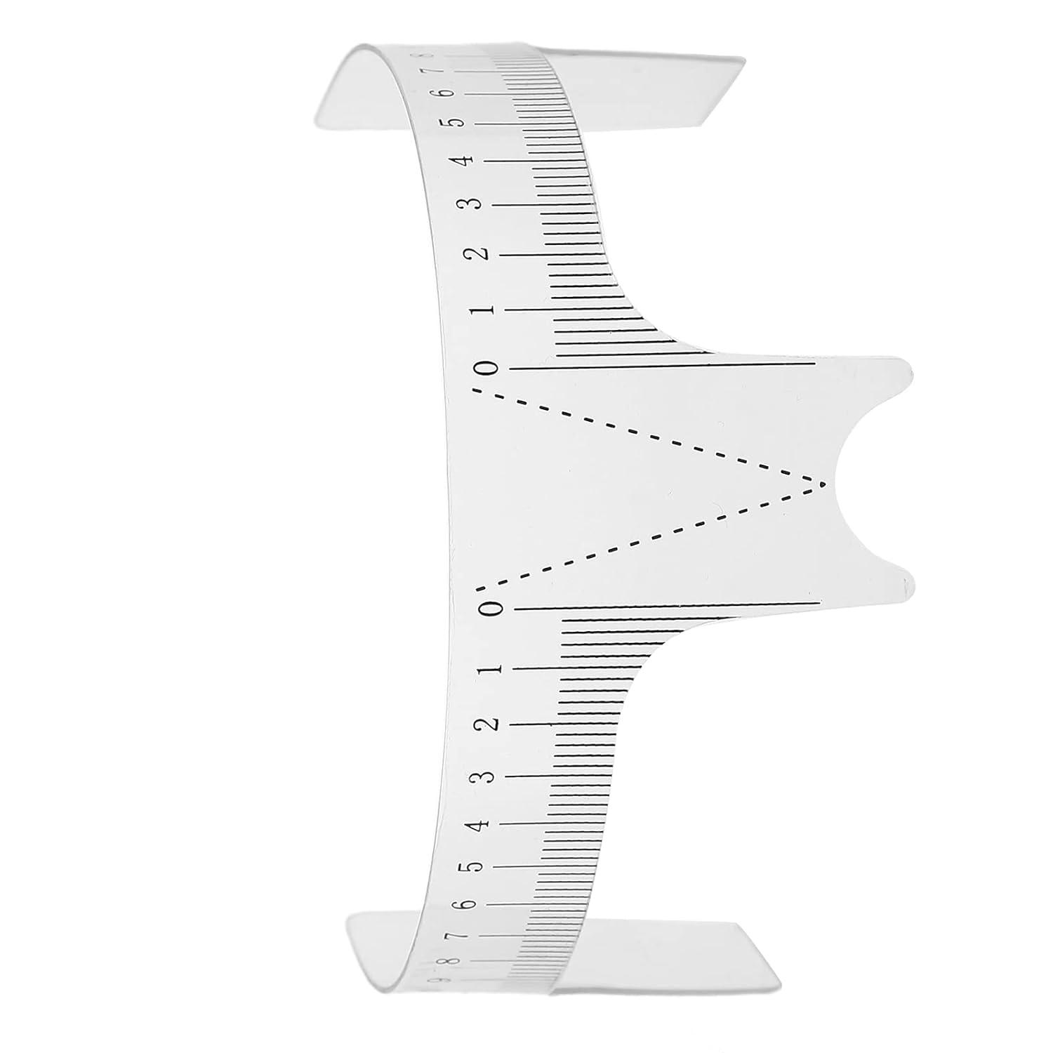 Microblading Ruler - Portable Eyebrow Measuring Tool for Precise Makeup ...