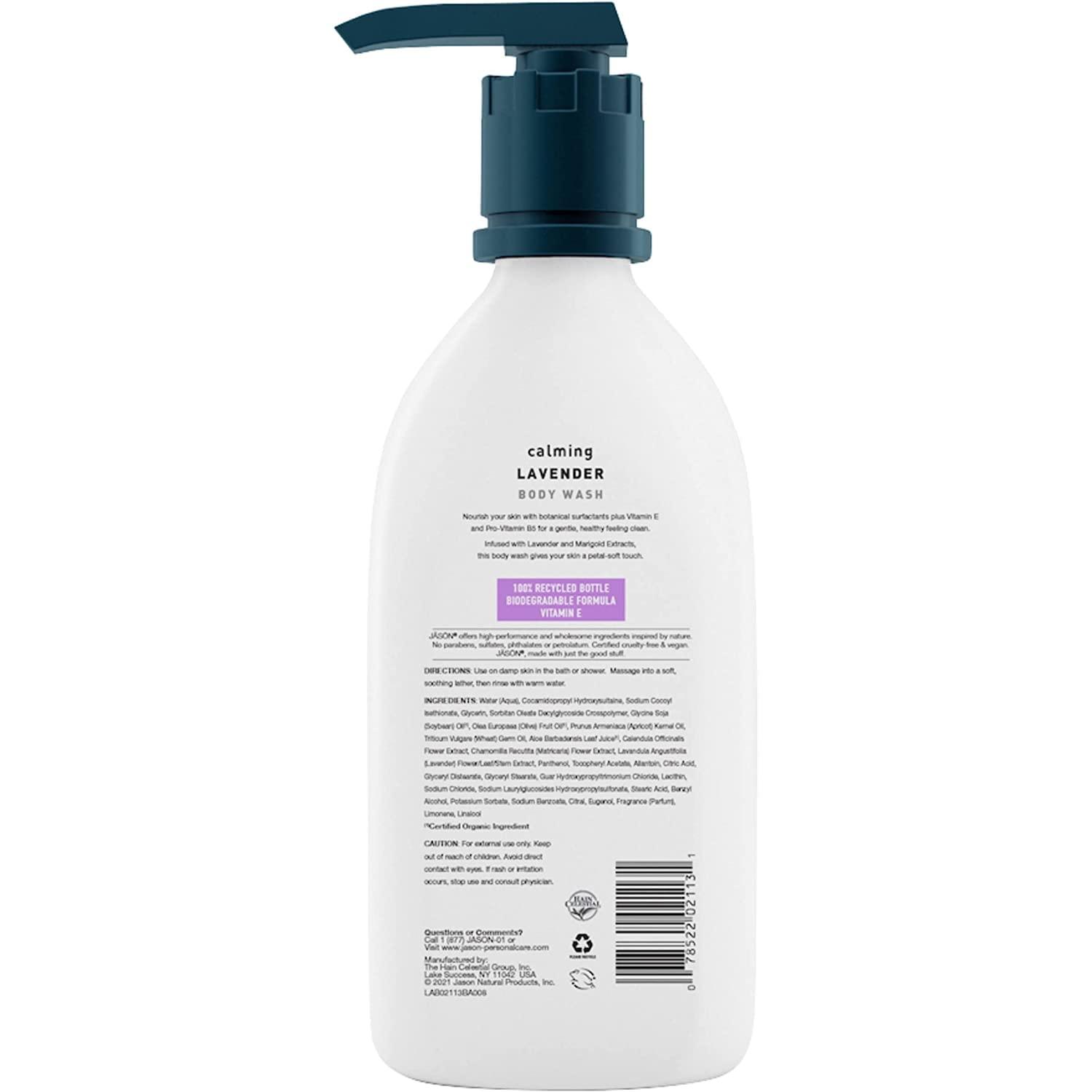 Jason Natural Lavender Body Wash 30 fl oz | Calming & Nourishing ...