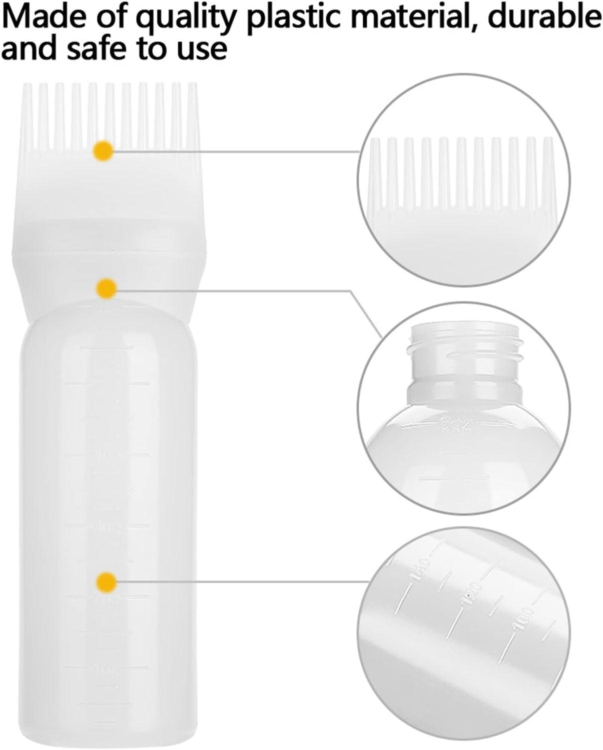 Root Comb Applicator Bottle - 160ml Lightweight Hair Oil Bottle for ...