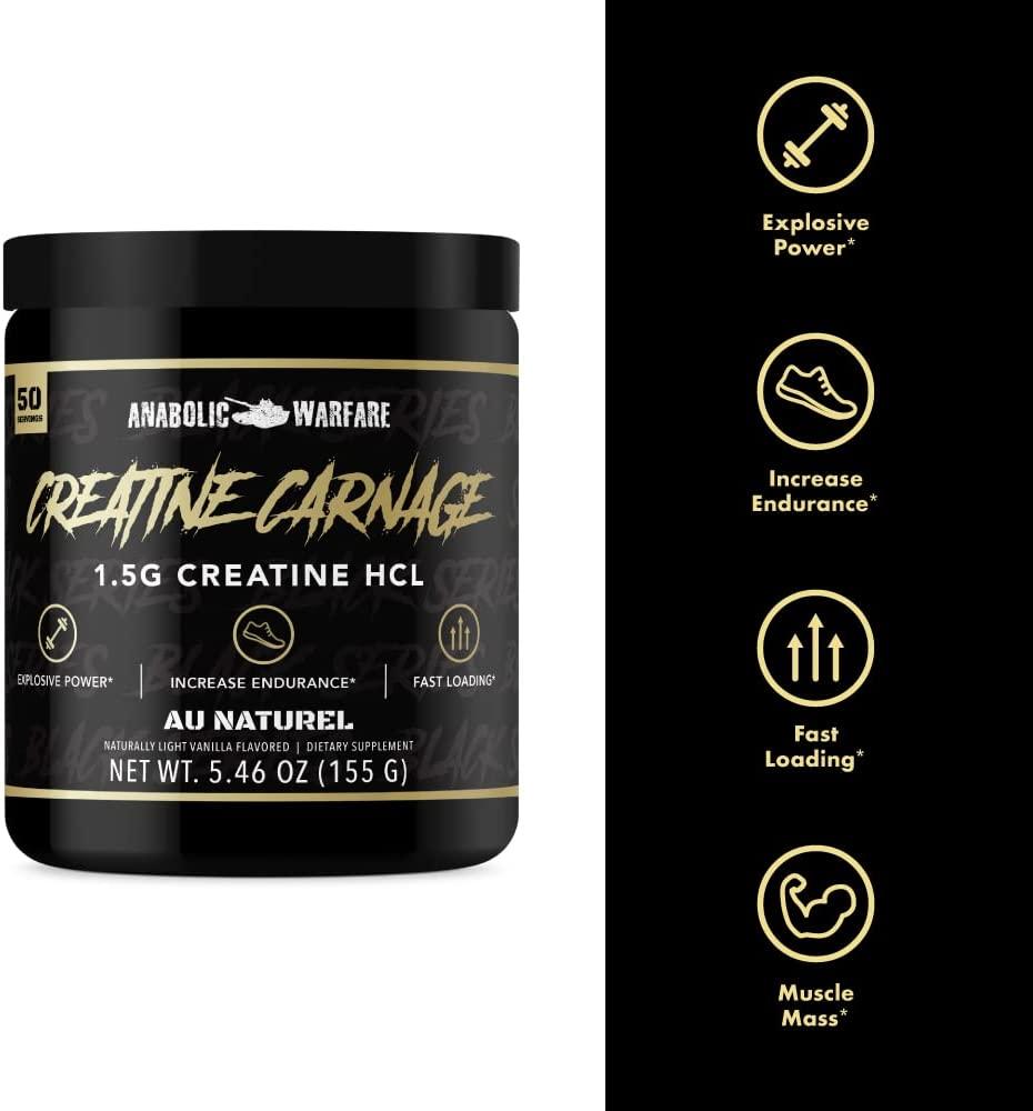 Anabolic Warfare Creatine Carnage: Build Lean Muscle & Boost Endurance ...