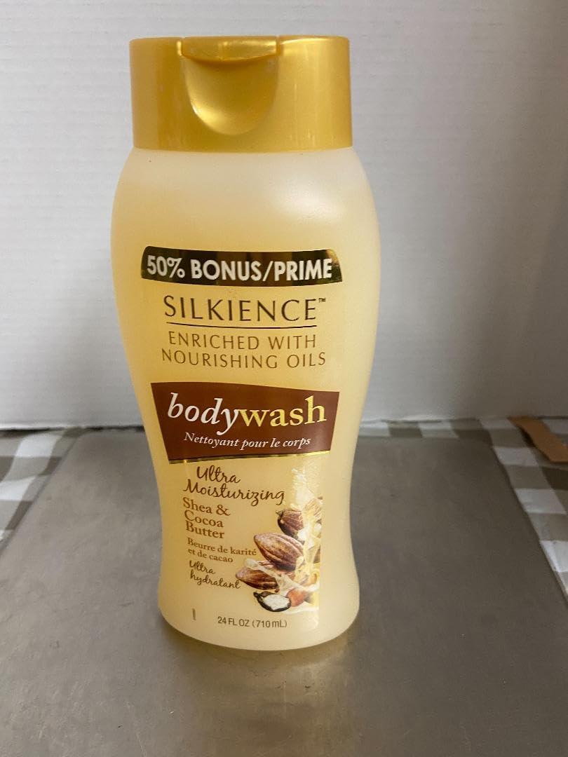 Silkience Creamy Body Wash Cocoa Butter + Shea | Hydrating 24 oz (3 ...