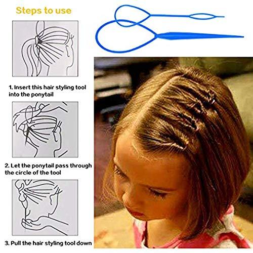 Elastic Hair Bands Braid Kit with 4000pcs Multi Color Girl Hair Bands ...