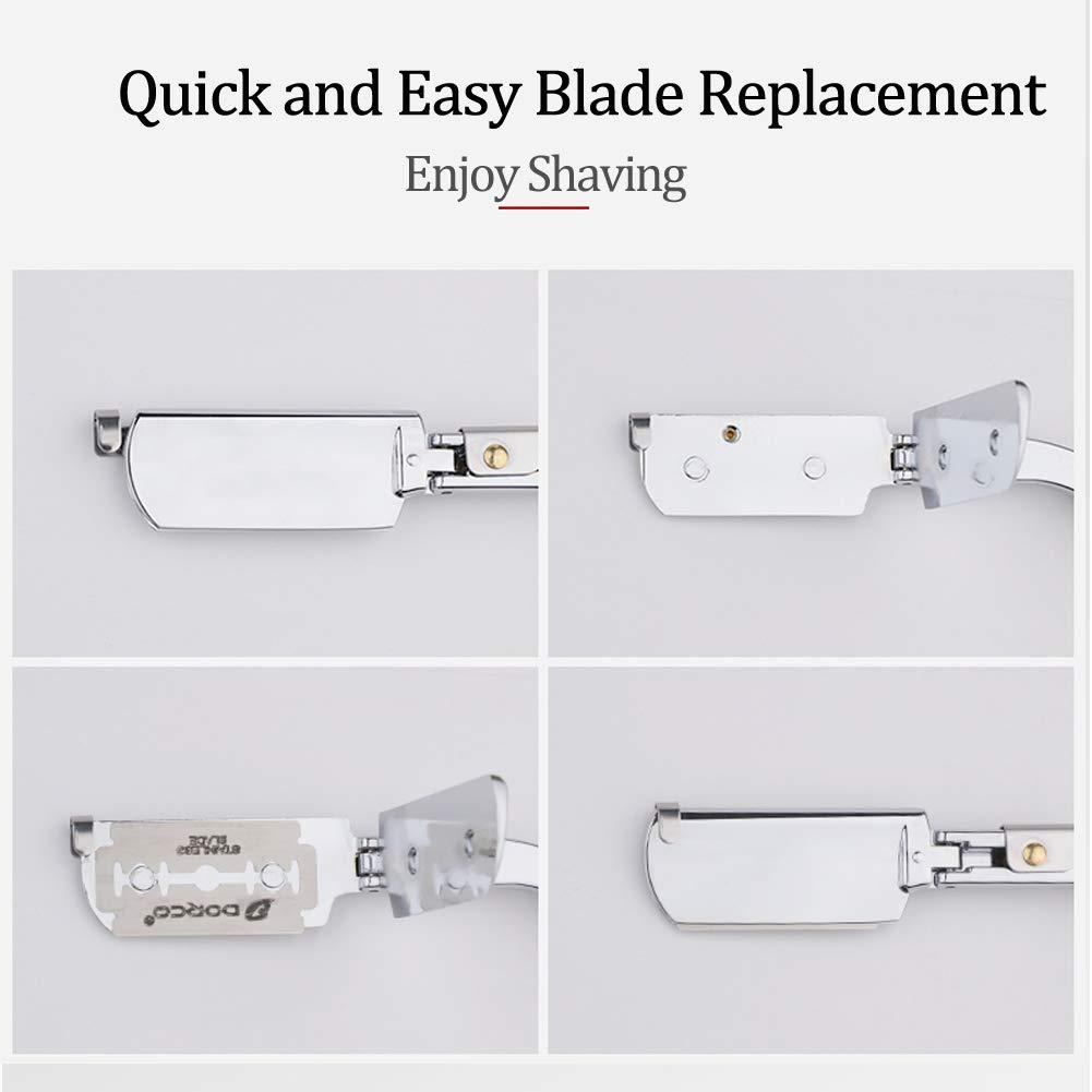 Redwood Handle Straight Edge Razor for Men - Professional Barber ...