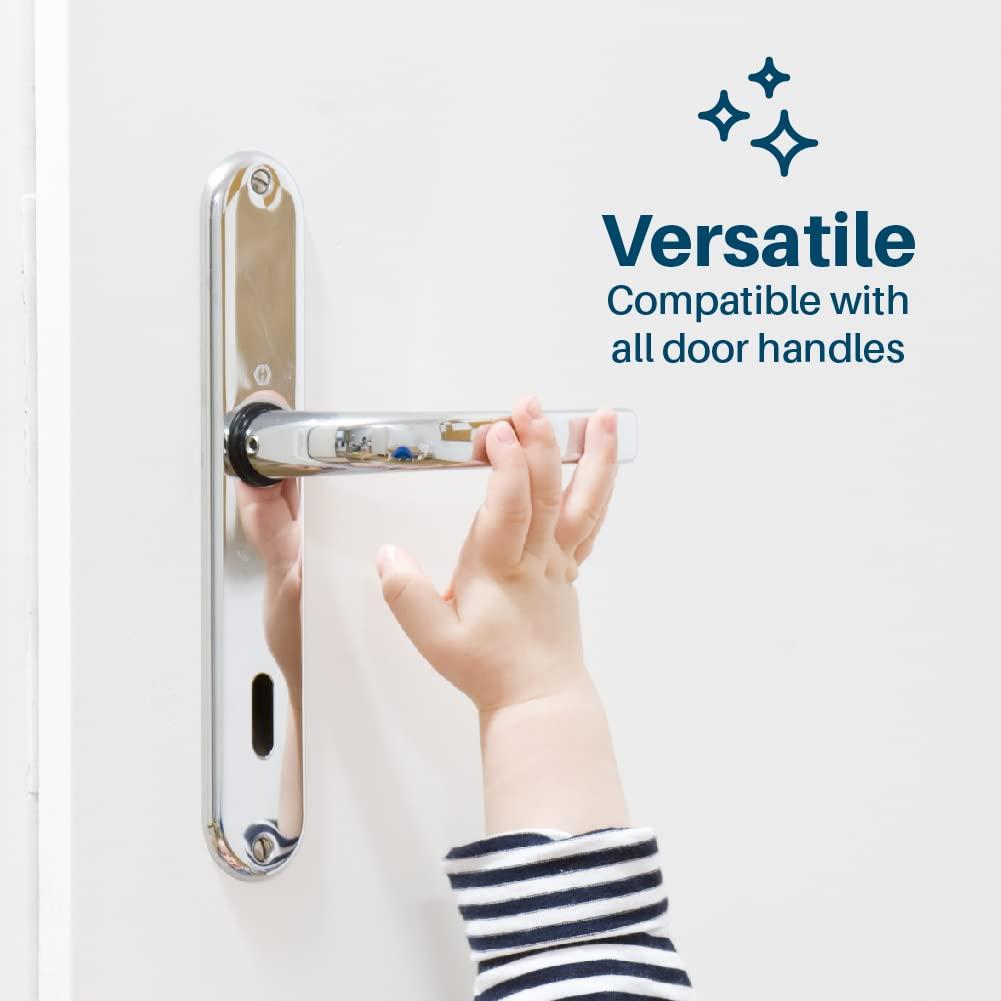 Child Proof Door Lever Lock - Door Handle Lock - 3M Adhesive ...