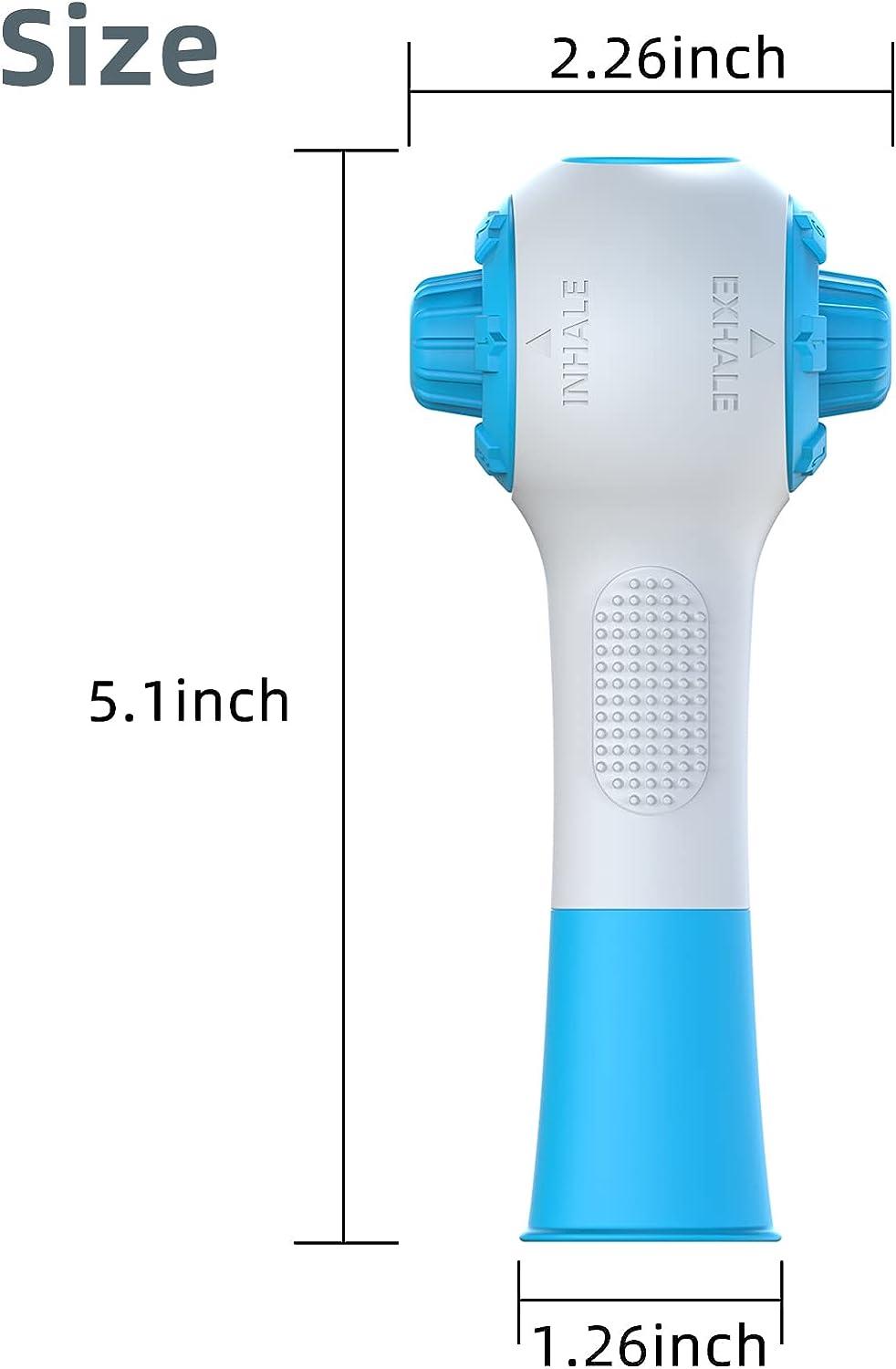 ZIZNBA Natural Breathing Exercise Device for Stronger Lungs - Improve ...