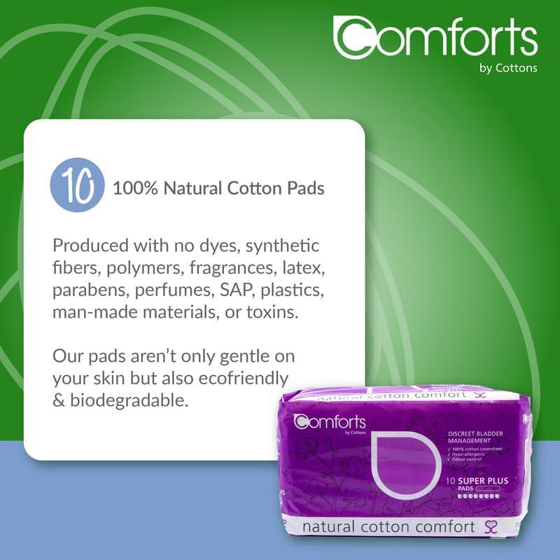 Premium Cotton Bladder Pads for Women - Super Plus Absorbency ...