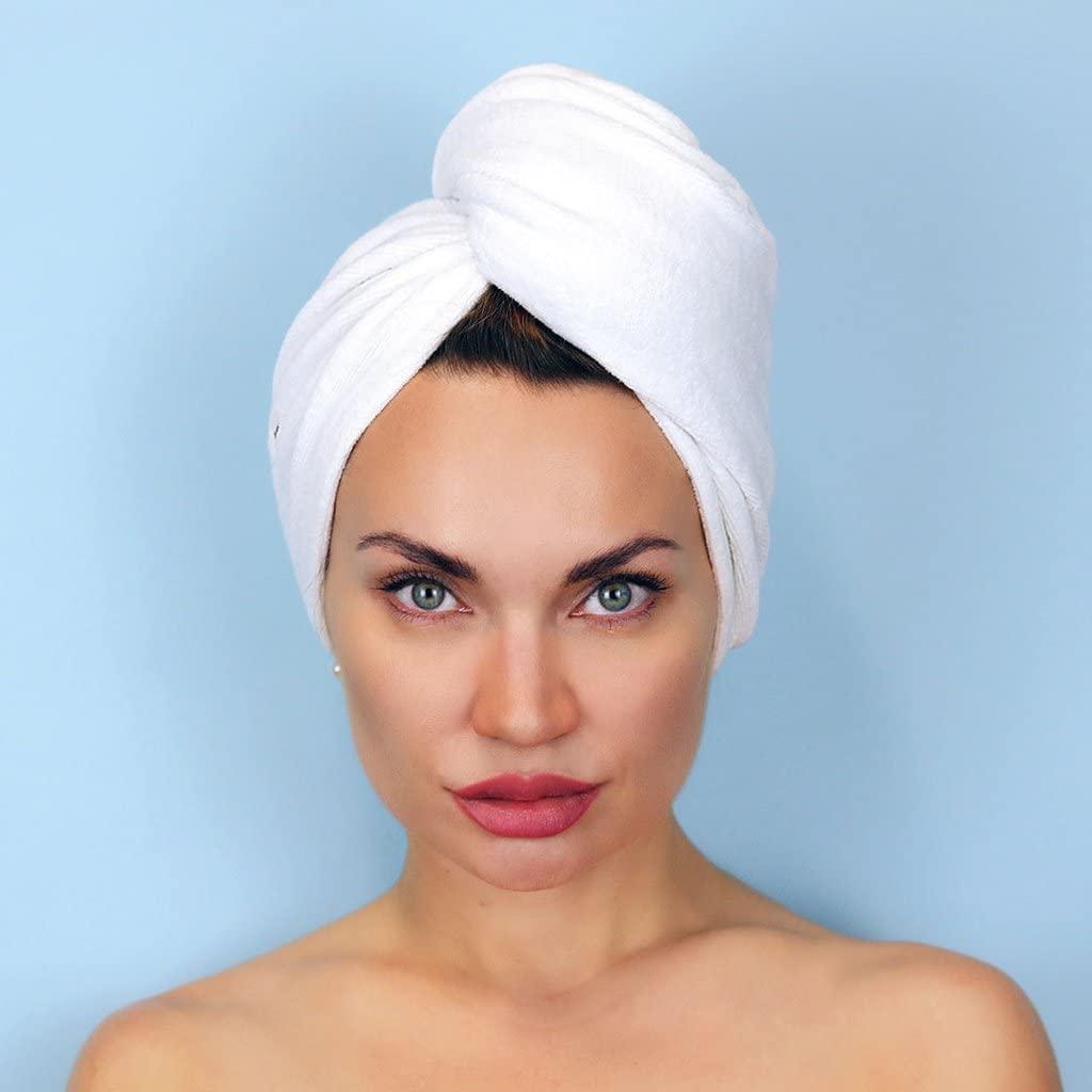 Sleek'e Microfiber Hair Wrap - Ultra Absorbent Spa-Quality Anti-Frizz ...
