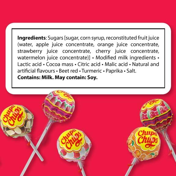 Chupa Chups Mini Lollipops Bulk Candy Variety Pack - 240ct, 7 Assorted Flavors for Kids ...