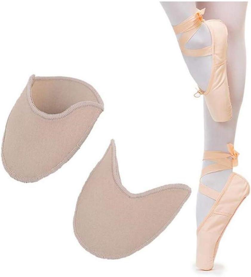 Ballet Pointe Shoe Toe Cap Cover | Knitted Fabric Pouches Pad for ...