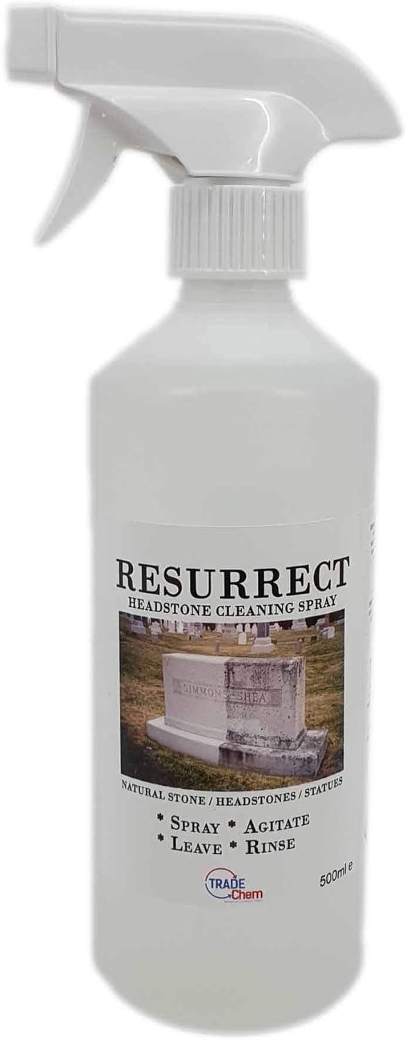 500ml Gravestone and Headstone Cleaner Spray - Resurrect Your Loved One ...
