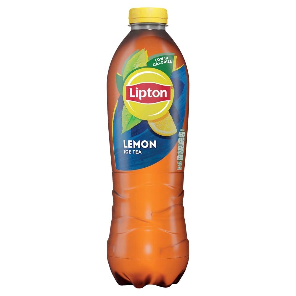 Lipton Ice Tea Lemon 1.25L - Refreshing Lemon Flavor, Family Size ...