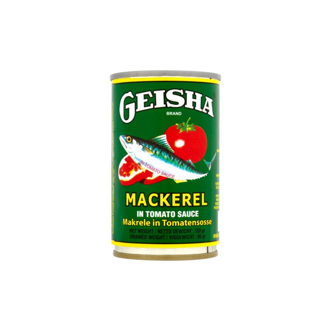 Geisha Mackerel in Tomato Sauce 12 x 425g | Buy Now with Express ...