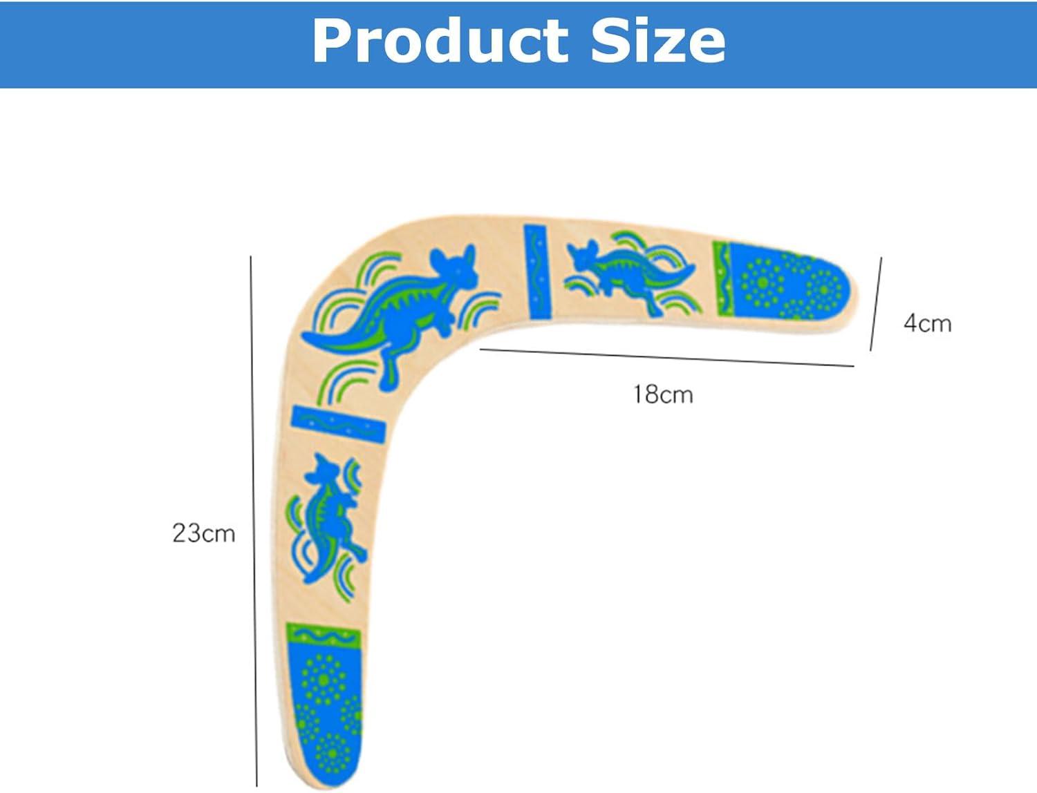 Buy Joyola V-Shaped Wooden Boomerang - Durable Outdoor Toy for Kids ...