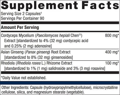 Metagenics Adreset Supplement with Cordyceps, Adaptogens, and Ginseng ...
