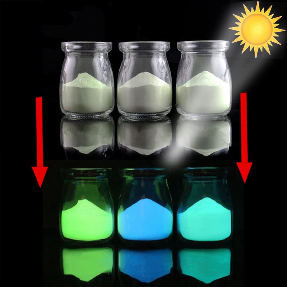 Buy 100g Fluorescent Powder - Non-Toxic Luminescent Pigment for Neon ...