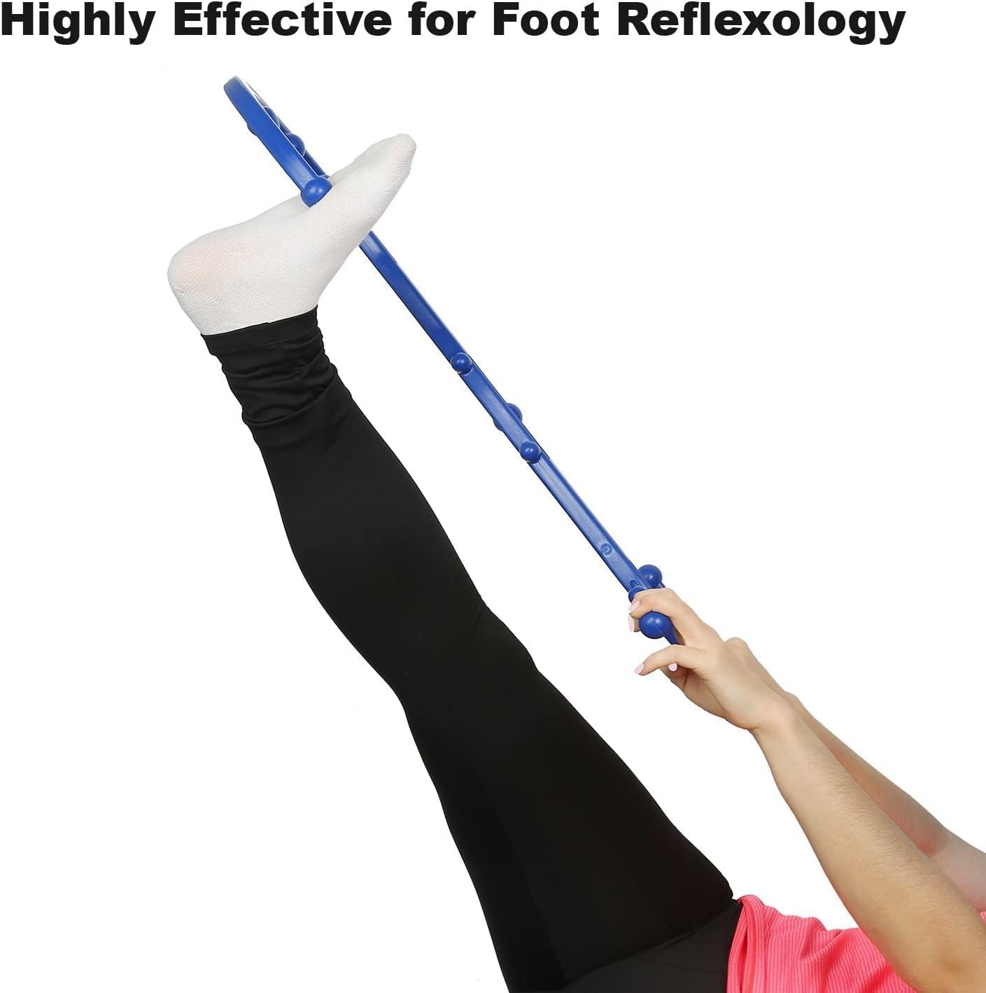 Blue Trigger Point Massager | Deep Muscle Self-Massage Device for Neck ...