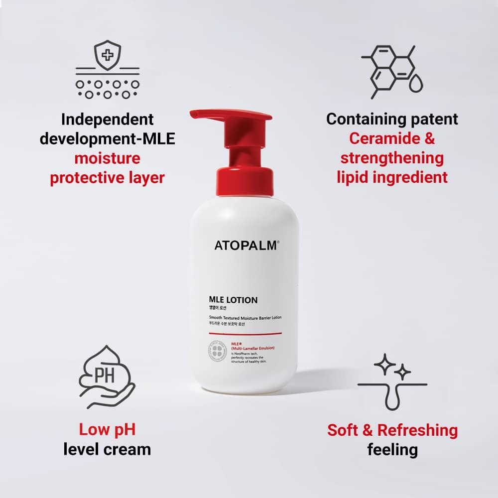 Atopalm MLE Lotion 6.8 fl oz - Hydrating & Soothing Skincare for Dry ...