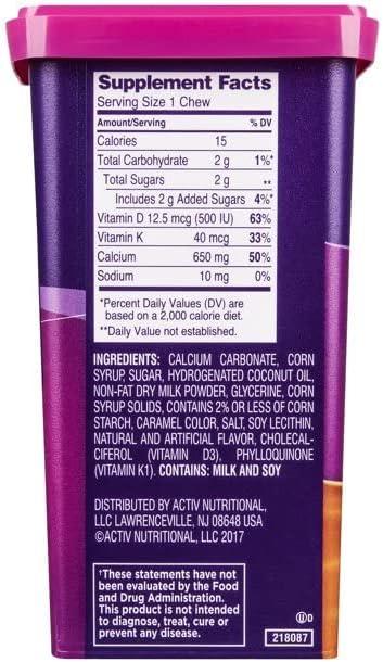 Viactiv Calcium Plus D Caramel Soft Chews - 100 ct | Buy Now with ...