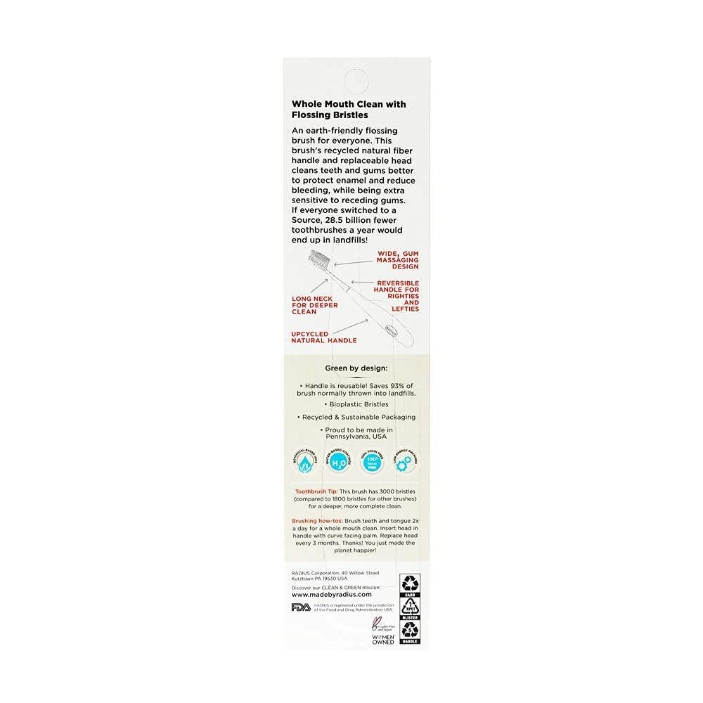 RADIUS Source Floss BPA Free - ADA Accepted for Gum Health - Soft Eco ...
