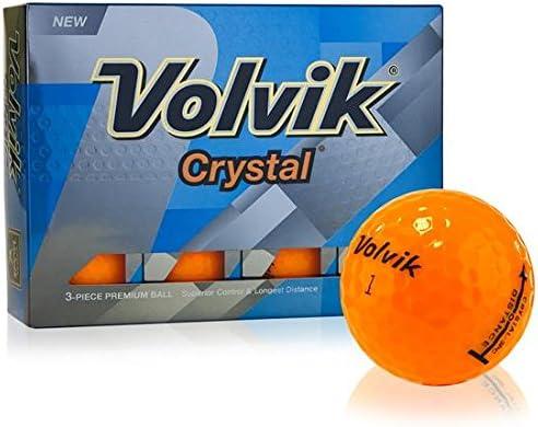 Volvik Crystal Golf Balls (One Dozen) - Crystal Orange | Premium ...