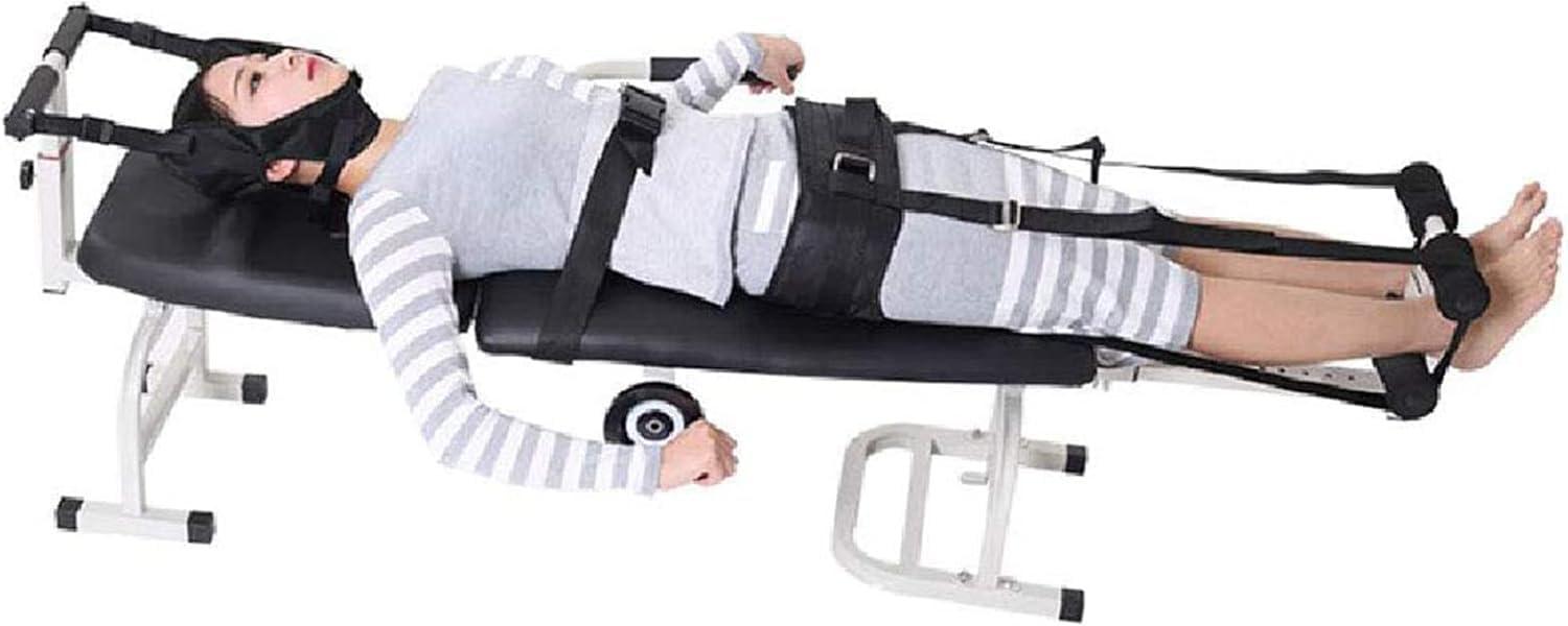 Cervical Lumbar Back Traction Bench Neck Stretcher Cervical Traction ...